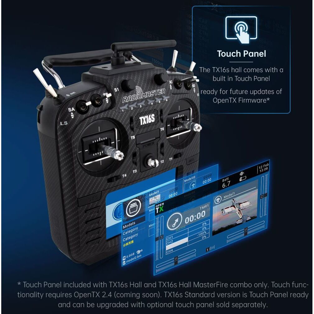 Τηλεκατευθύνσεις - Servo - Δέκτες :: Στικάτες :: RADIOMASTER TX16S HALL ...