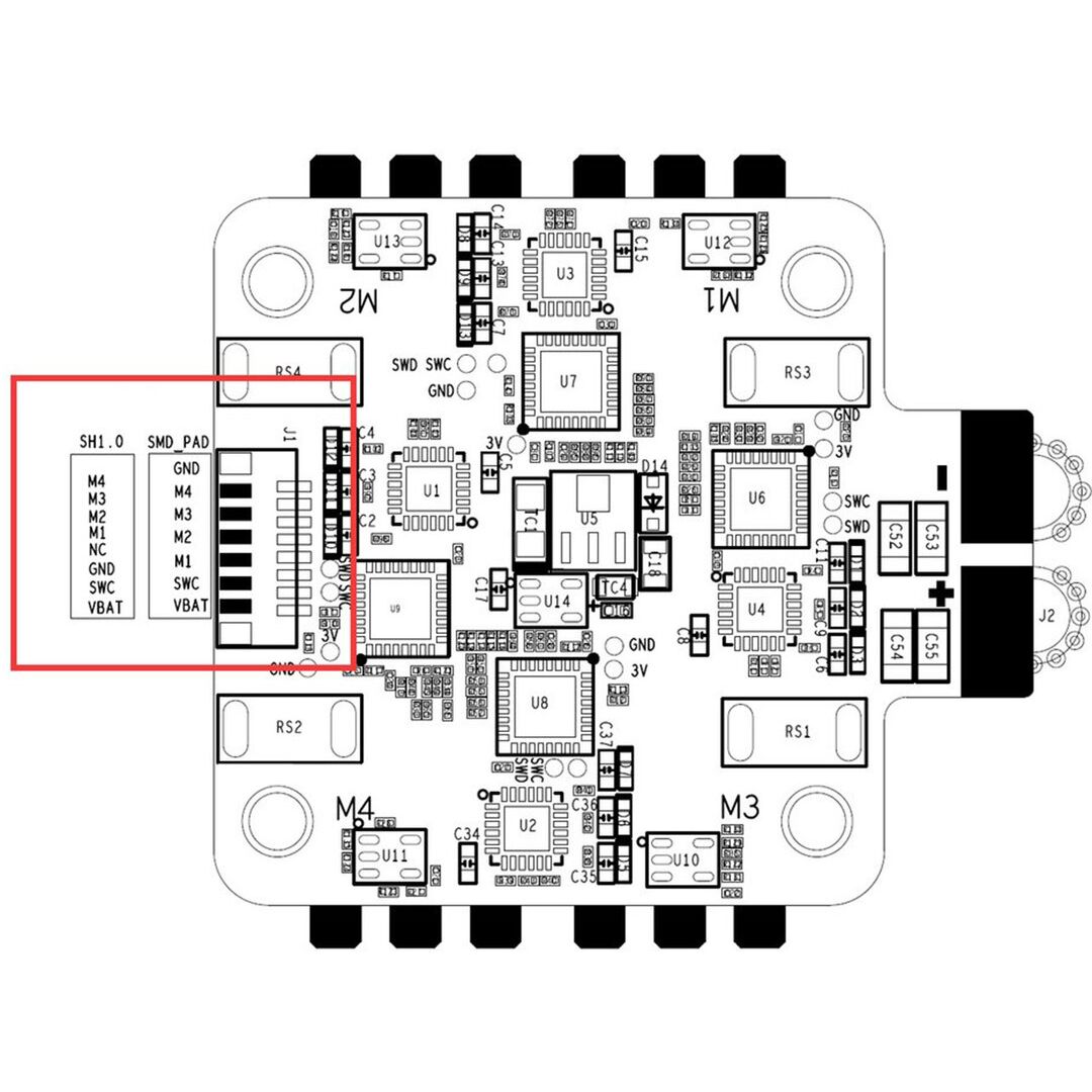 FPV Racing :: Esc :: Esc :: RDQ - Josh Bardwell 32BIT 4-IN-1 3-6S 30A ESC