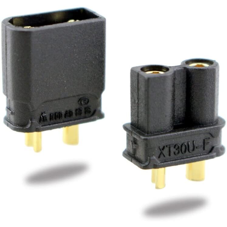 Μπαταρίες :: Καλώδια - Balance Leads - Connectors :: Amass 1 Pair XT30 XT30-U Male Female Bullet ...
